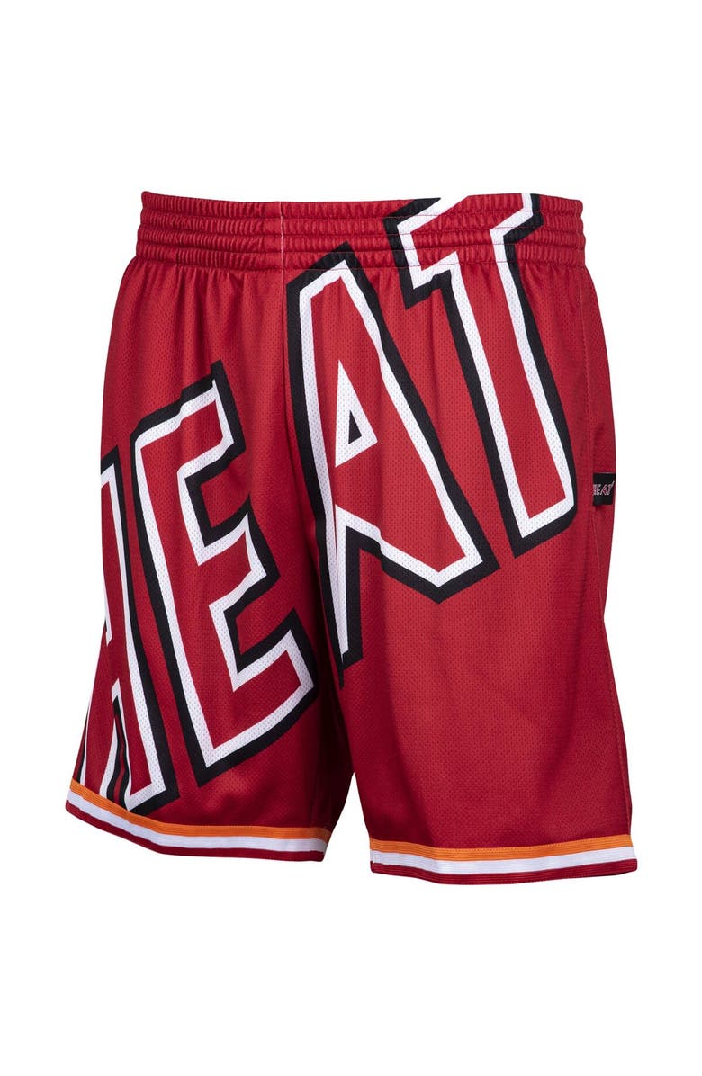 Mitchell & Ness Men's Mitchell & Ness Red Miami Heat Hardwood Classics ...