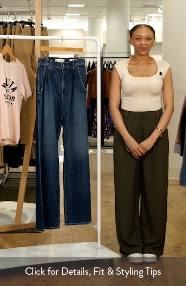 Nili Lotan Flora High Waist Trouser Jeans | Nordstrom