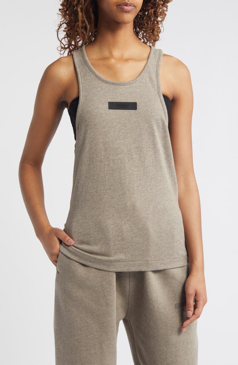Fear of God Essentials Logo Cotton Blend Tank | Nordstromrack