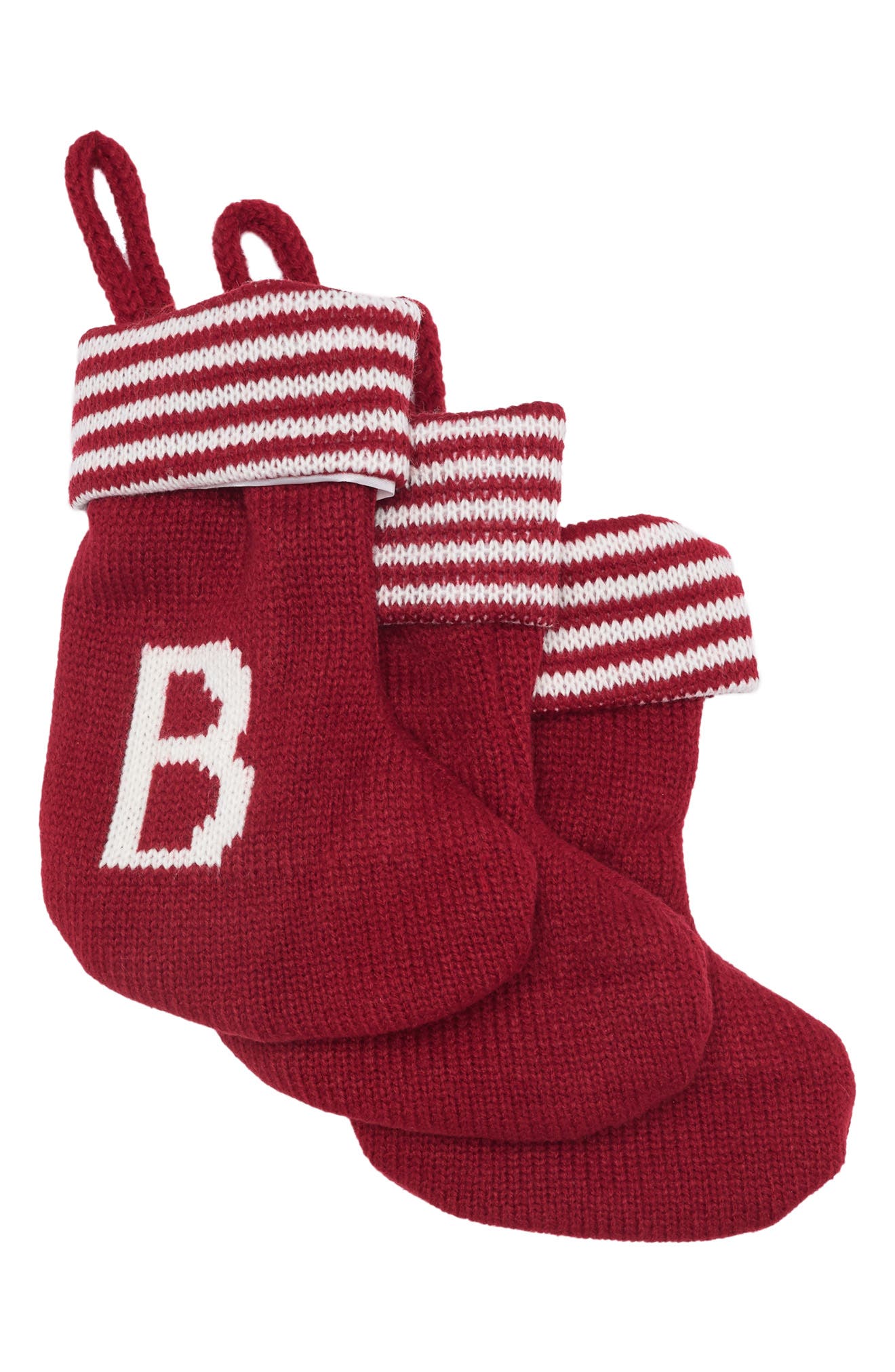 NORDSTROM RACK Monogram Christmas Stocking - Pack of 3 - Multiple ...