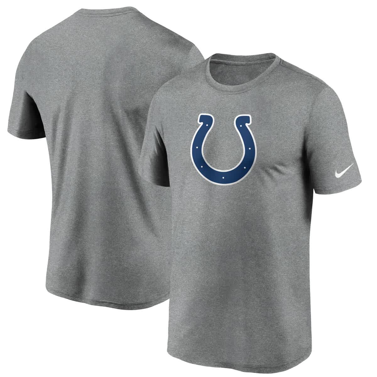 Nike Men's Nike Heather Gray Indianapolis Colts Logo Essential Legend ...
