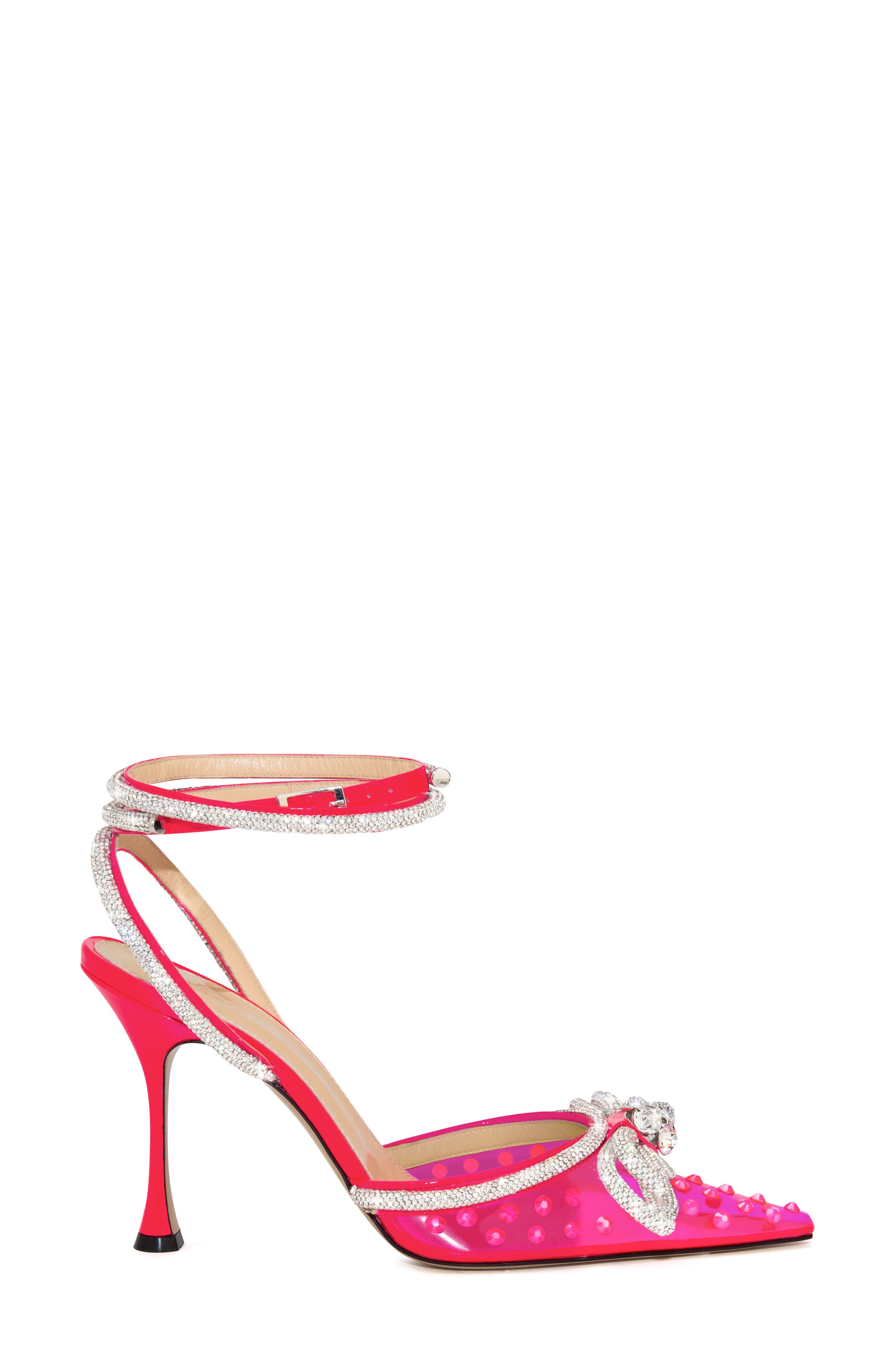 Mach & Mach Crystal Double Bow Pointed Toe Pump (Women) | Nordstromrack
