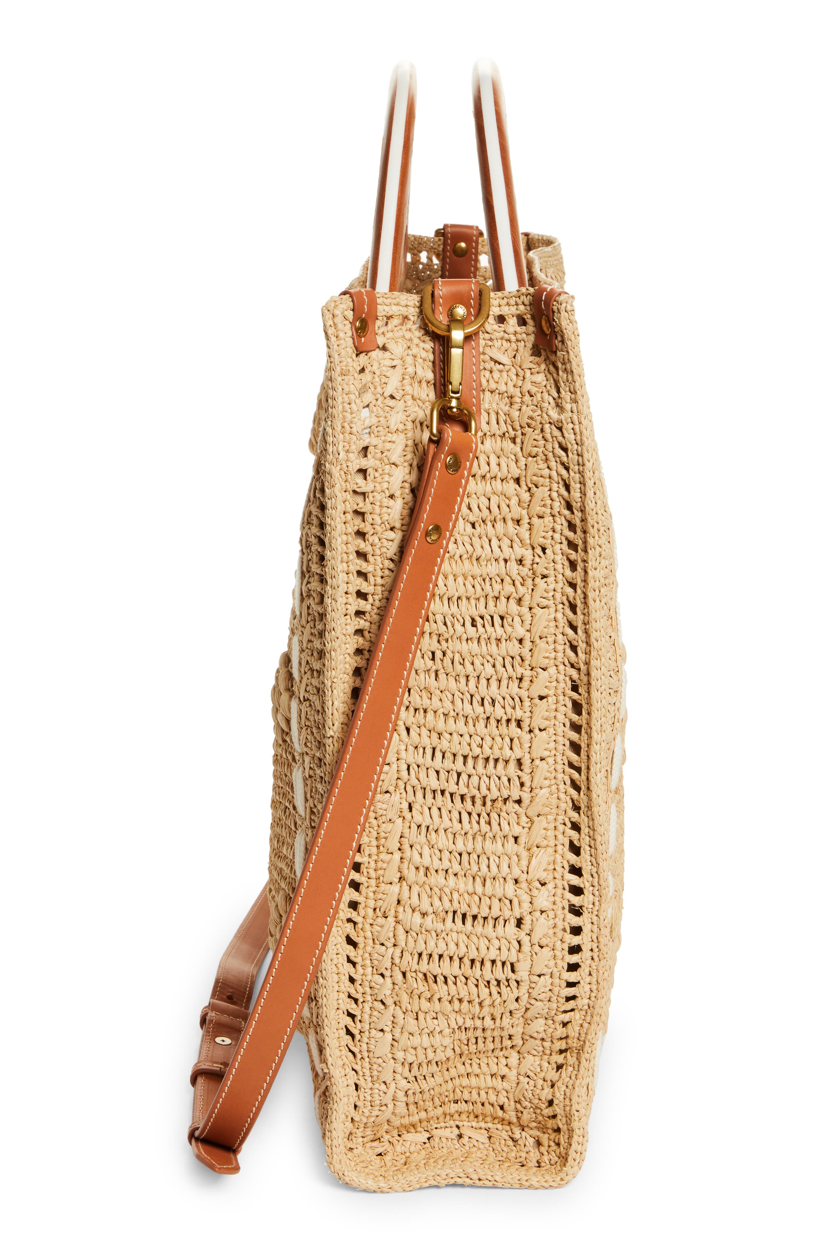Zimmermann Postcard Crochet Straw Tote | Nordstrom