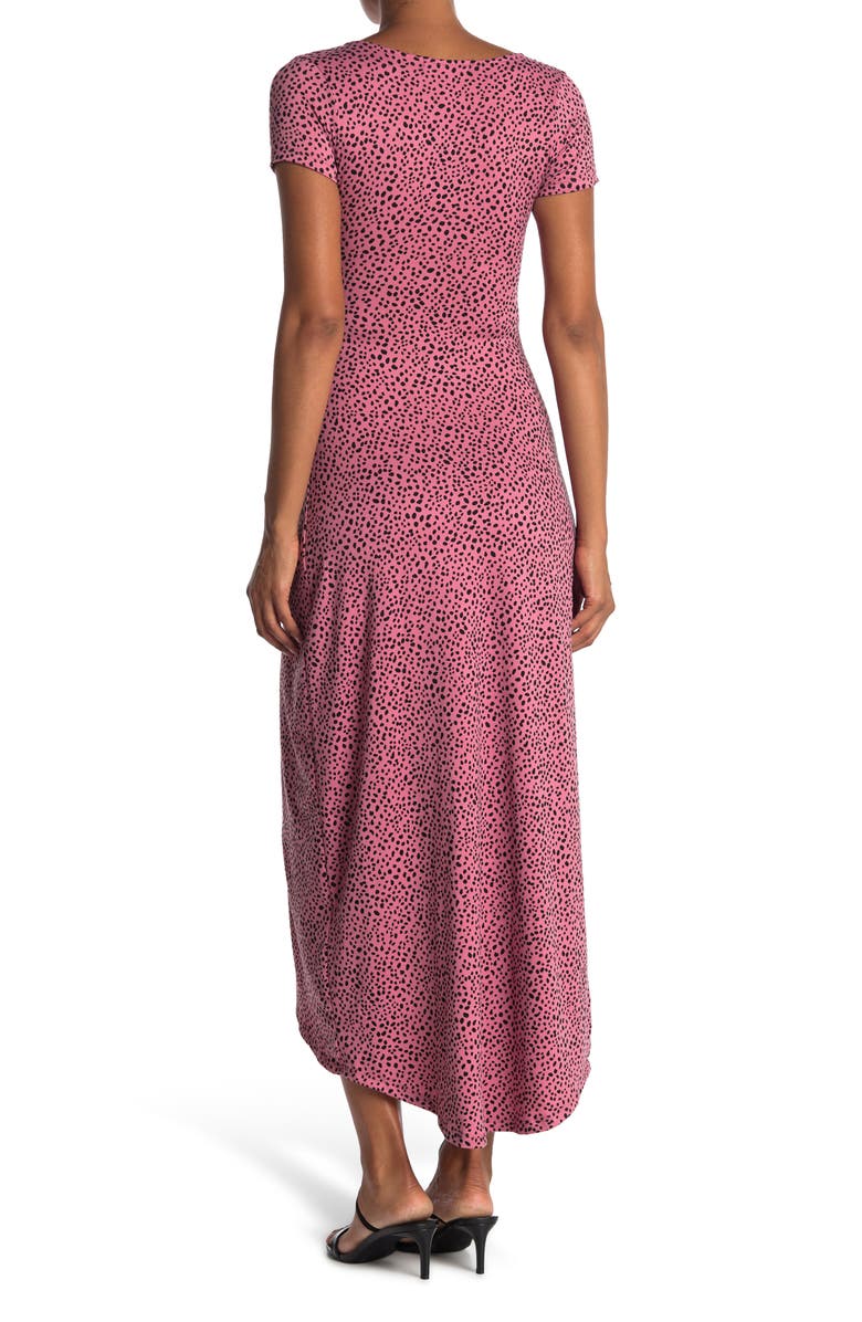 Velvet Torch Faux Wrap Animal Print Maxi Dress | Nordstromrack