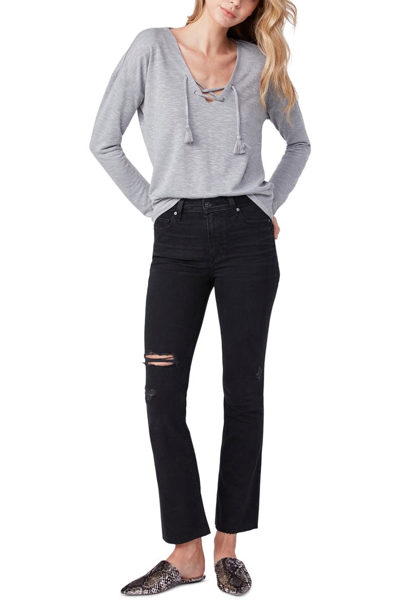 PAIGE Primrose Lace-Up Top | Nordstromrack