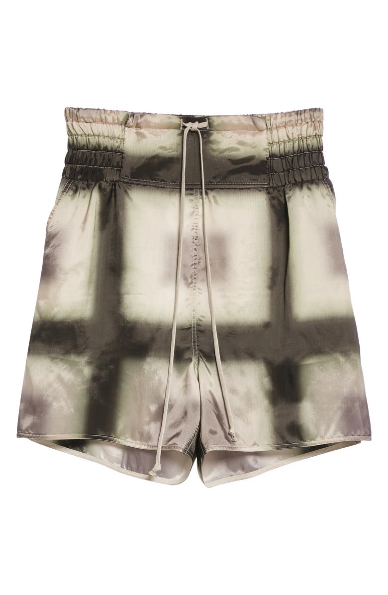 Rick Owens Plaid Cupro Boxing Shorts | Nordstrom