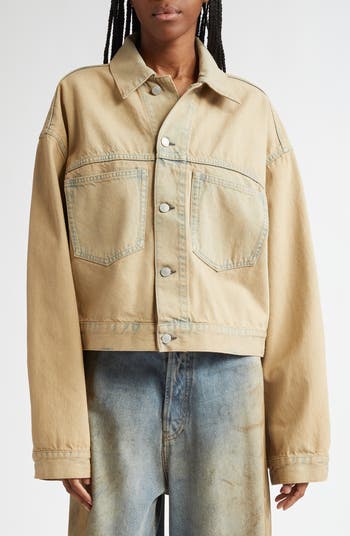 Acne Studios Marko Light Sand Denim Jacket | Nordstrom Acne Studios Marko Light Sand Denim Jacket | Nordstrom