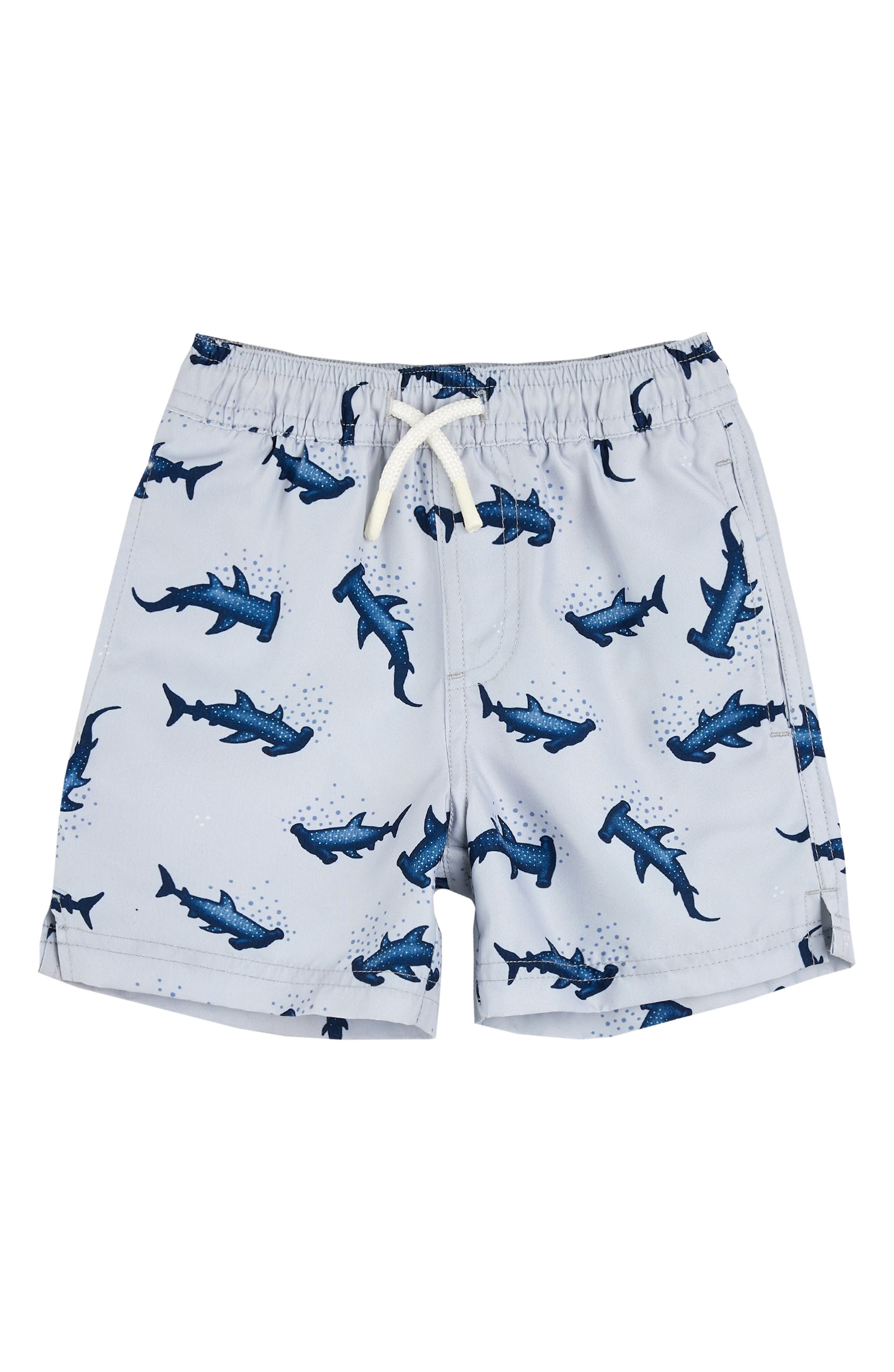 Petit Lem Kids' Hammerhead Shark Print Swim Trunks | Nordstromrack
