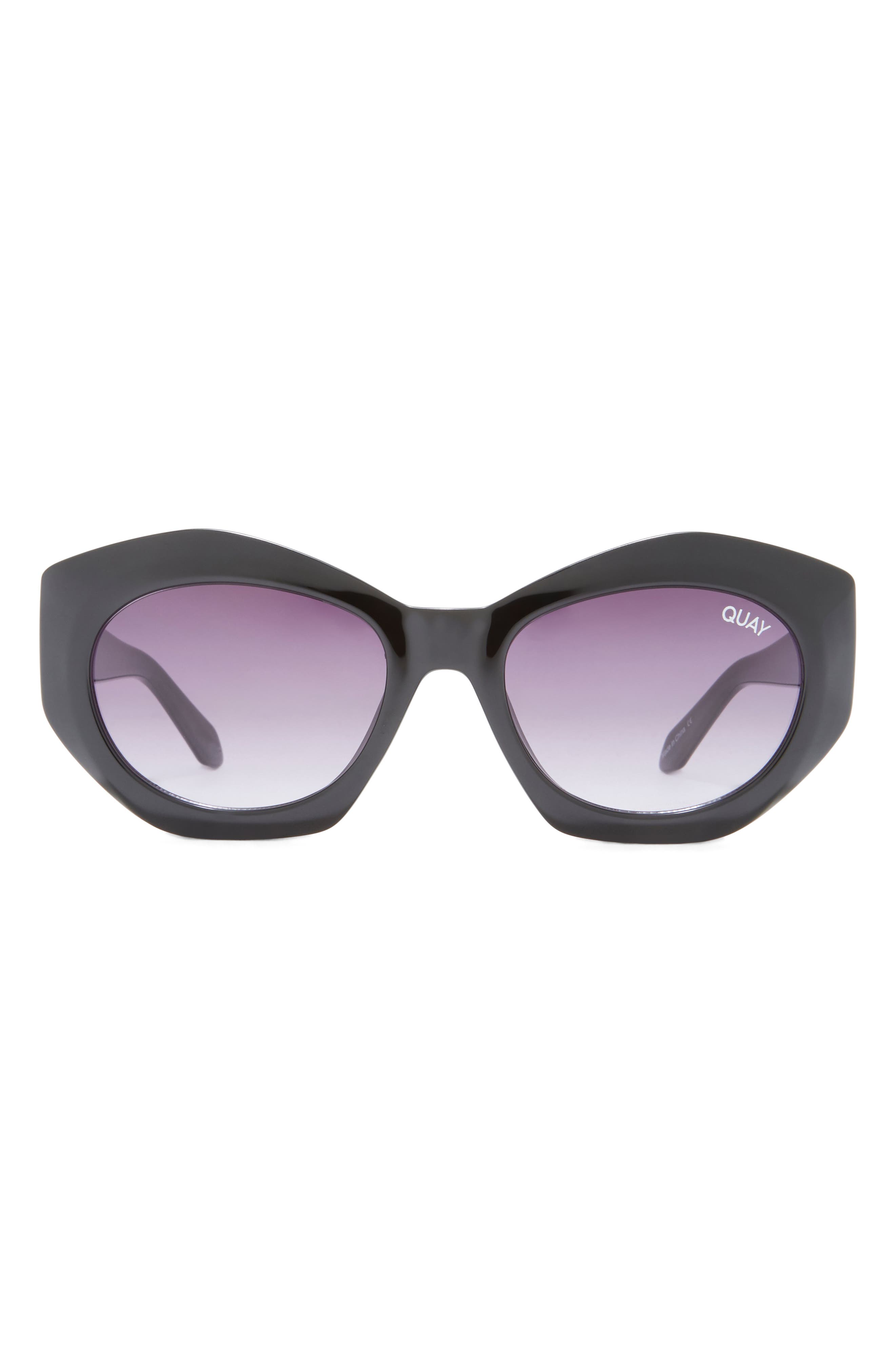 QUAY Real Me 42mm Gradient Cat Eye Sunglasses | Nordstromrack