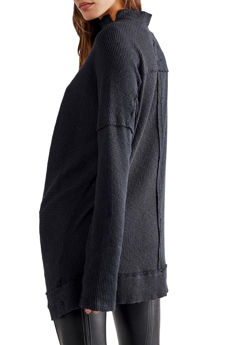 Free People Casey Rib Tunic Sweater | Nordstromrack