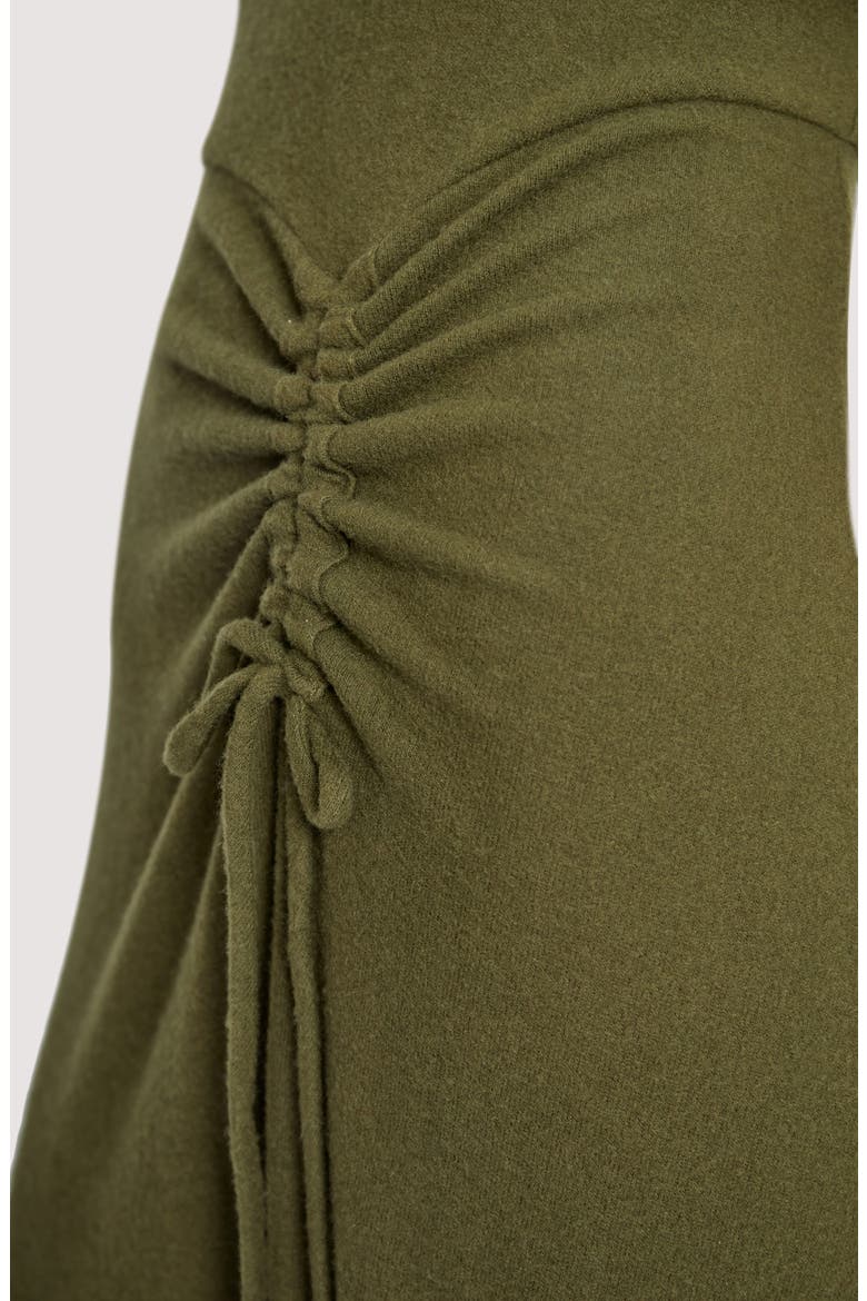 Endlessly Evergreen Ruched Short Sleeve Maxi Dress (Women) | Nordstromrack
