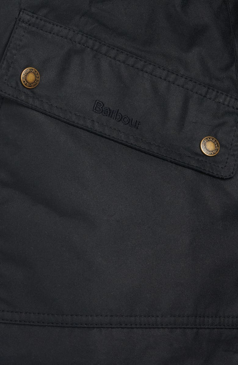 Barbour Windmere Waxed Cotton Hooded Jacket | Nordstromrack