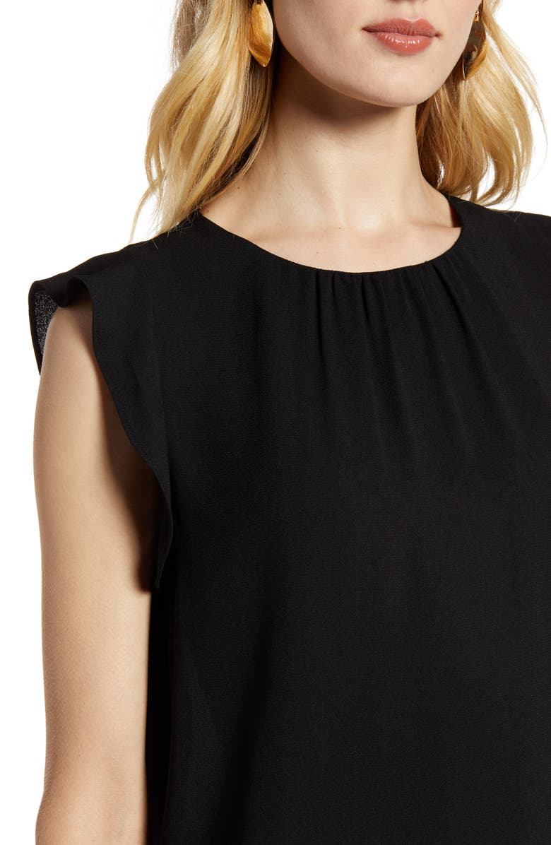 Halogen® Ruffle Sleeve Top | Nordstrom