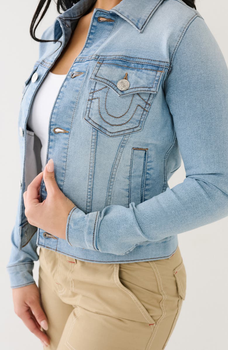 True Religion Brand Jeans Jesse Slim Fit Denim Trucker Jacket ...