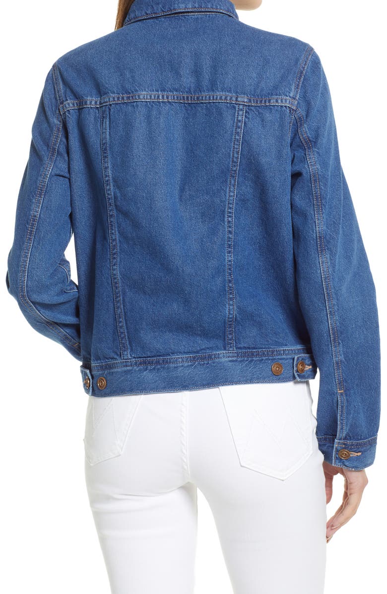 AG The Jean of Tomorrow Mya Organic Cotton Blend Denim Jacket ...