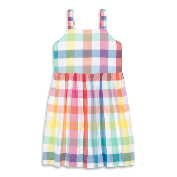 Primary Kids Woven Tank Sundress In Rainbow Gingham | Nordstrom