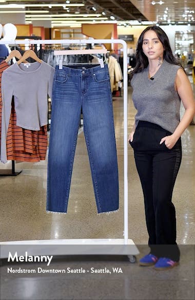 1822 Denim Magic Waistband High Waist Straight Leg Jeans | Nordstrom