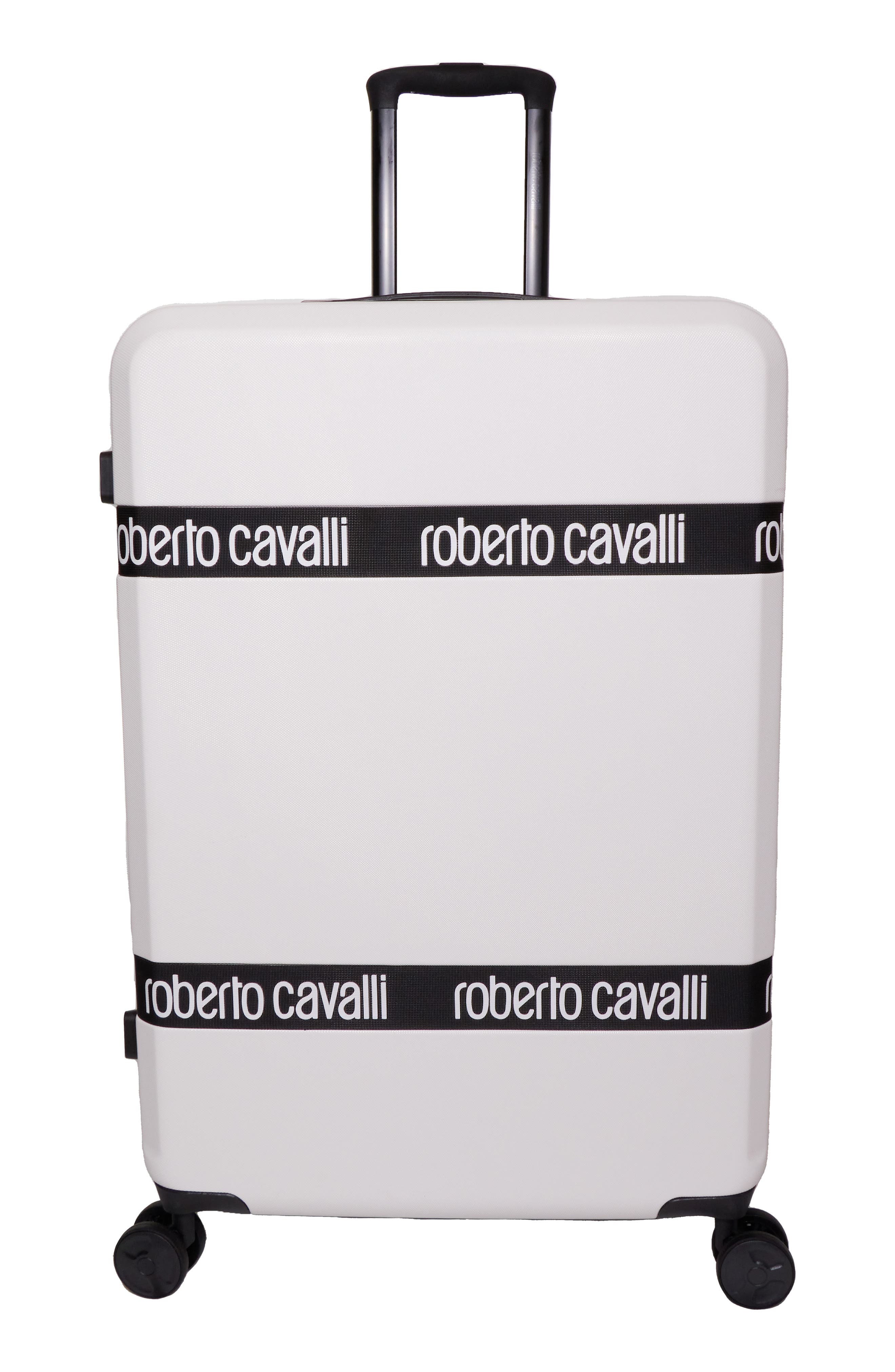 Roberto Cavalli Webbing Hardside Spinner Luggage Set | Nordstromrack