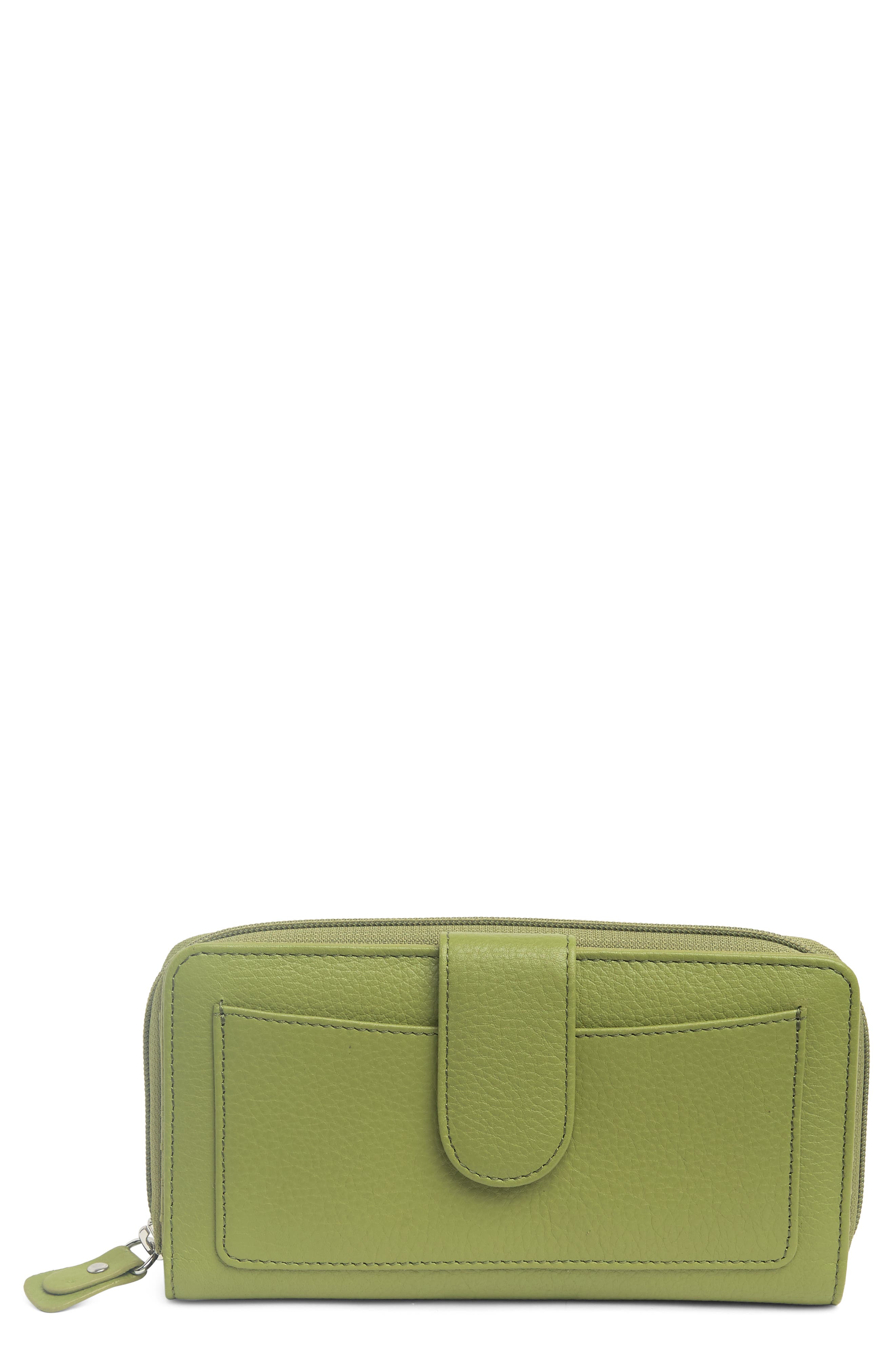 MUNDI SMALL LEATHER GOODS Leather Zip Tab Wallet | Nordstromrack