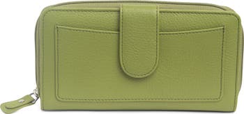 MUNDI SMALL LEATHER GOODS Leather Zip Tab Wallet | Nordstromrack