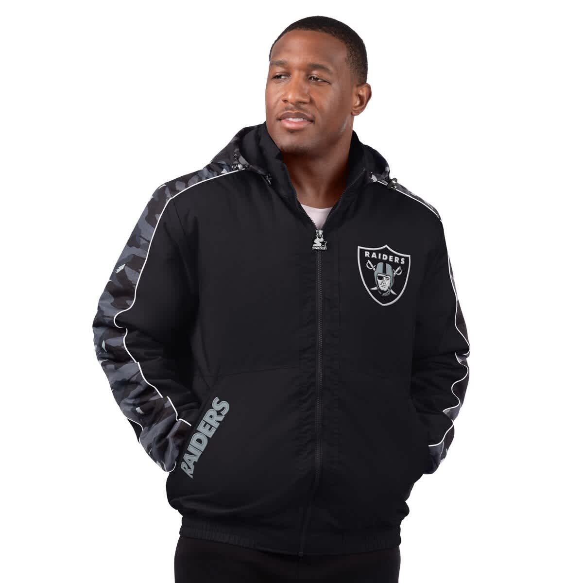 STARTER Men's Starter Black Las Vegas Raiders Thursday Night Gridiron ...