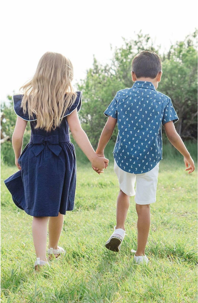 Hope & Henry Girls' Ruffle Yoke Party Dress, Toddler | Nordstrom