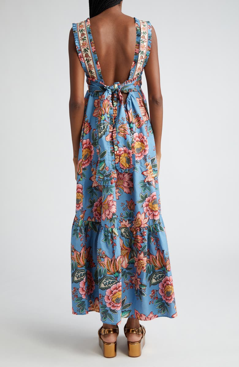 FARM Rio Wonderful Bouquet Button Front Maxi Dress | Nordstromrack