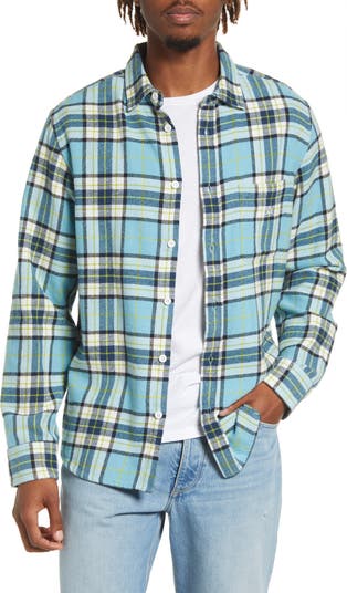 Obey Vince Regular Fit Plaid Flannel Button-Up Shirt | Nordstrom