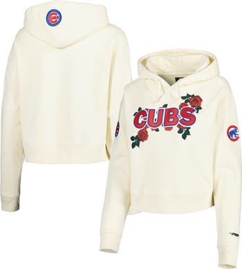 PRO STANDARD Women's Pro Standard Cream Chicago Cubs Roses Pullover Hoodie | Nordstrom