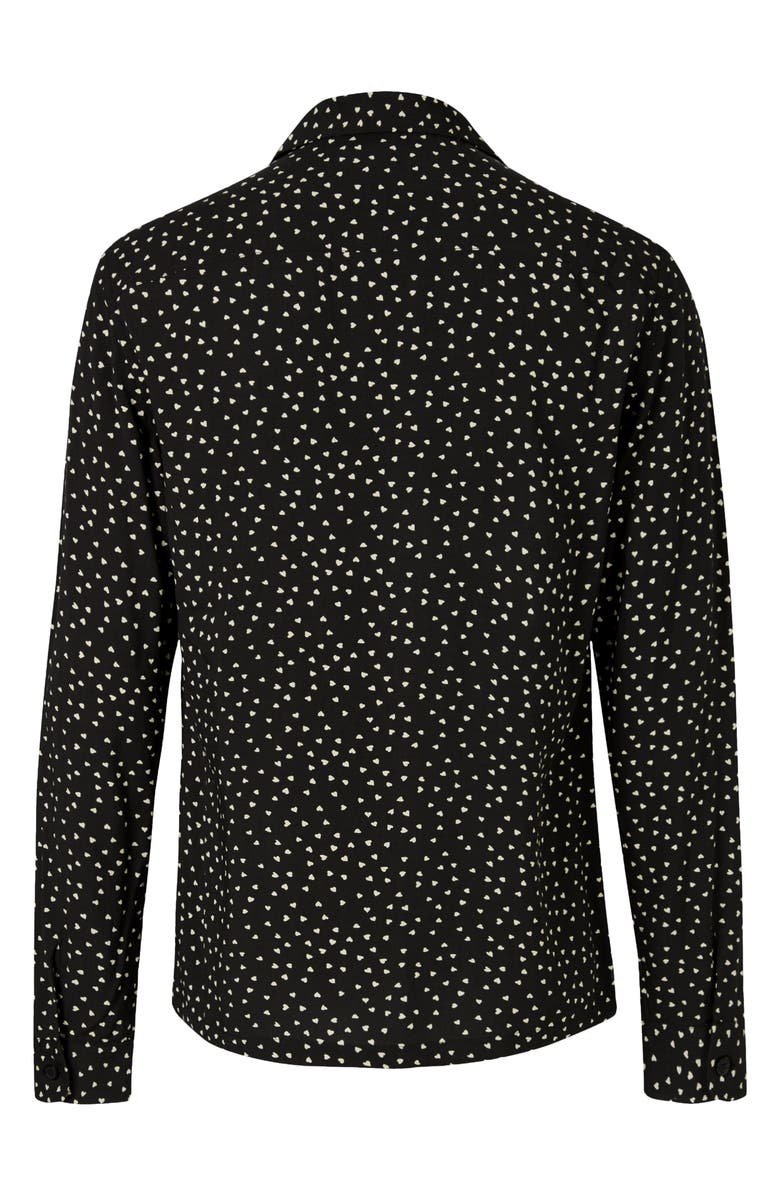 AllSaints Ardor Heart Slim Shirt | Nordstrom