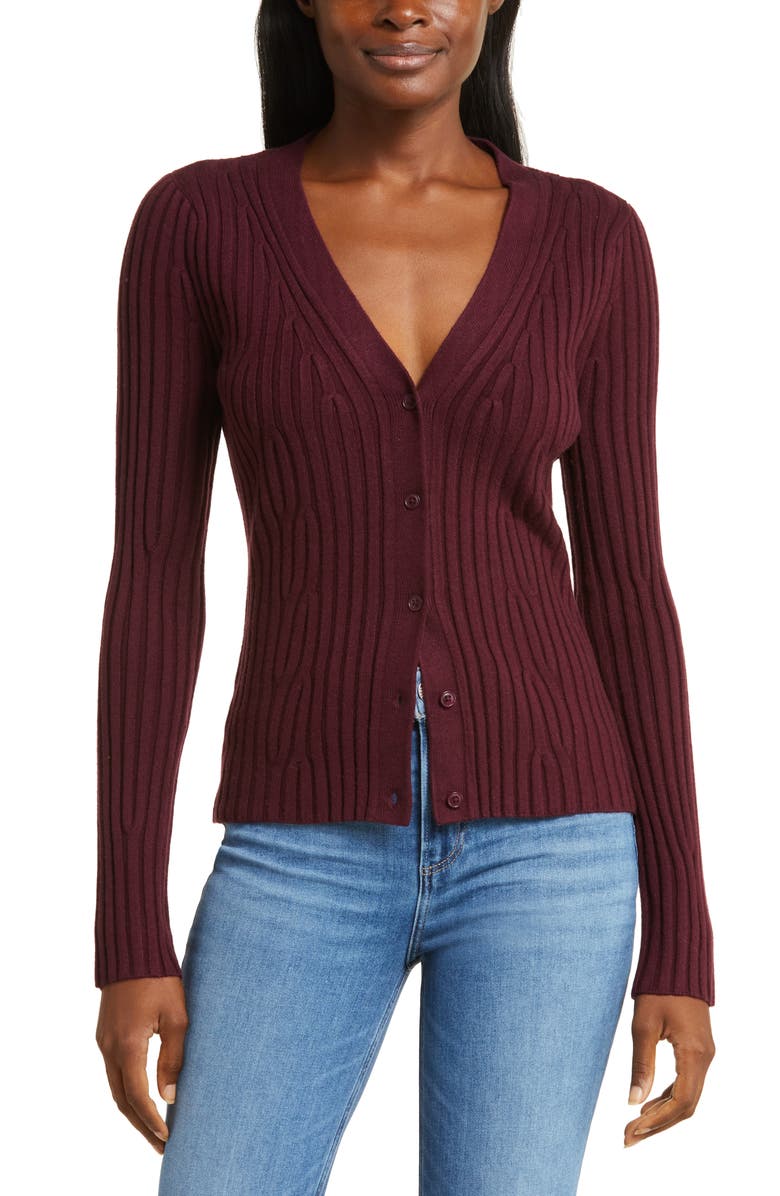 PAIGE Shirin Rib Cardigan | Nordstromrack