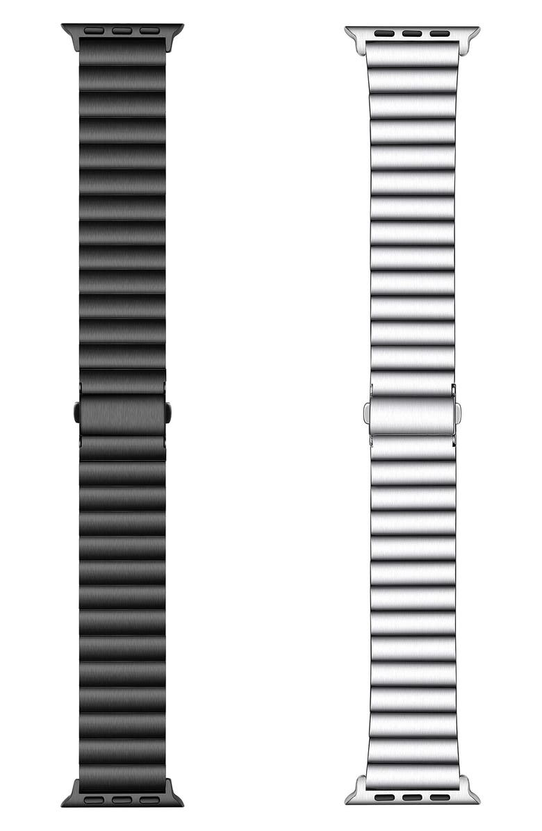 The Posh Tech POSH TECH Stainless Steel Apple Watch Band - Set of 2 ...