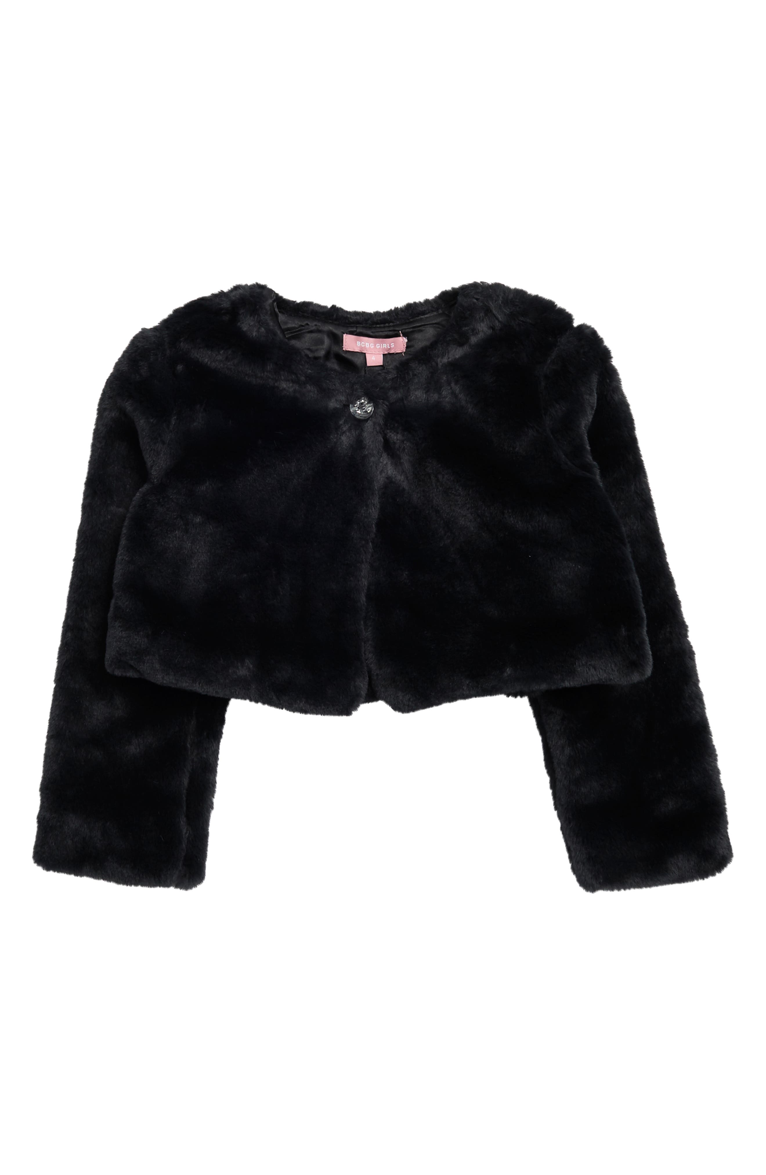 BCBG Kids' Faux Fur Jacket | Nordstromrack