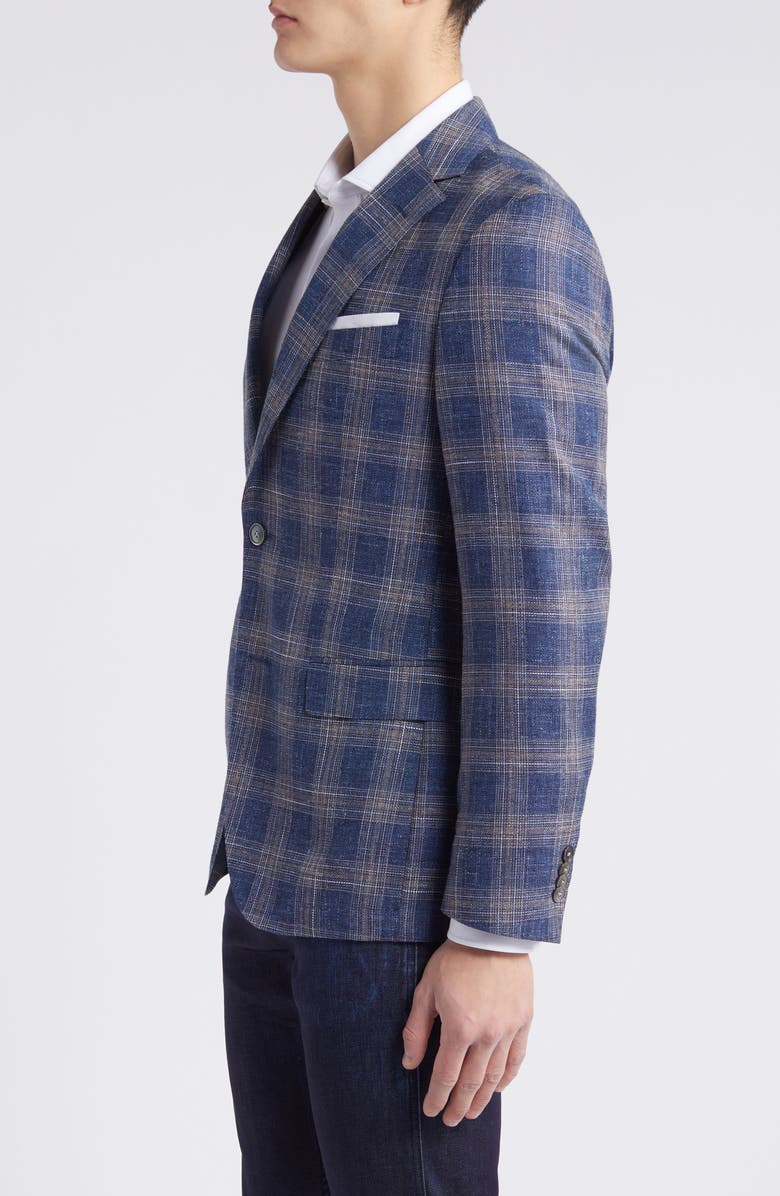 BOSS Hutson Plaid Wool Blend Sport Coat | Nordstromrack