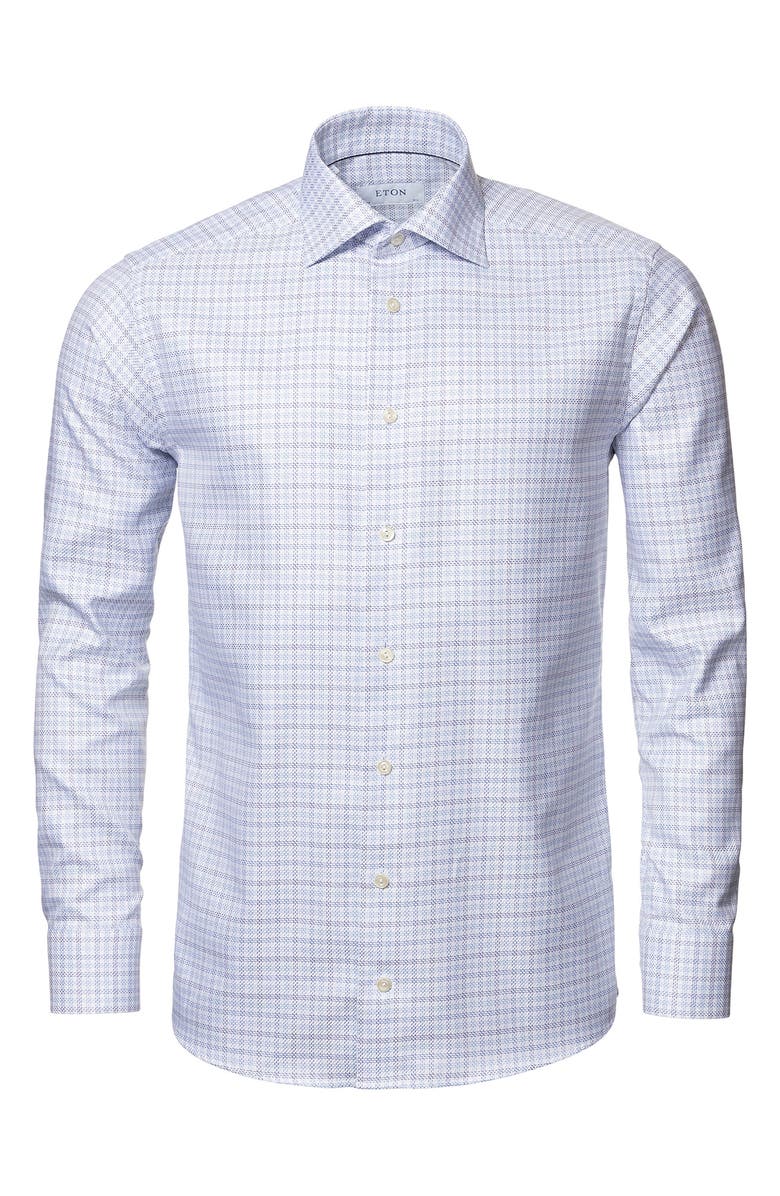 Eton Contemporary Fit Check Dress Shirt | Nordstromrack