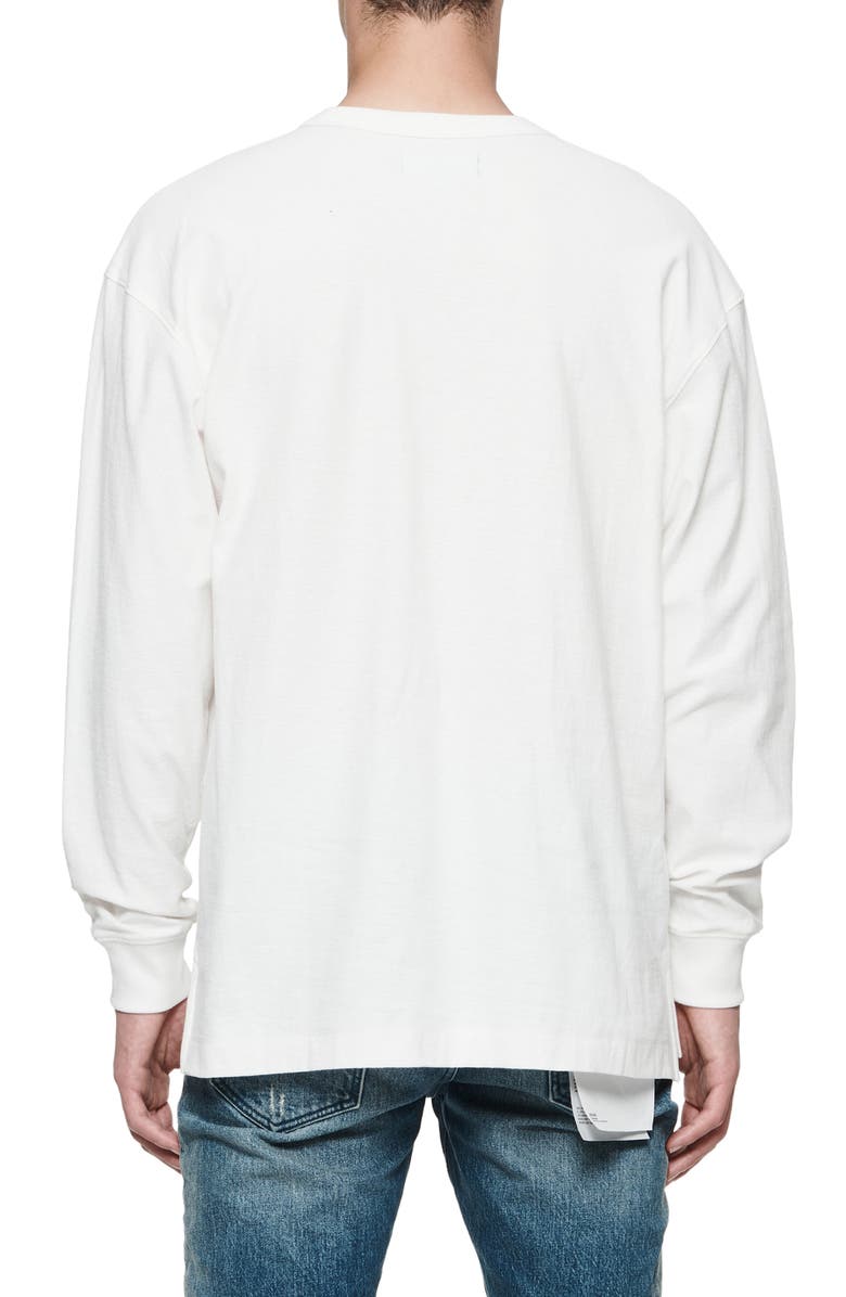 PURPLE BRAND Textured Logo Long Sleeve Graphic T-Shirt | Nordstromrack