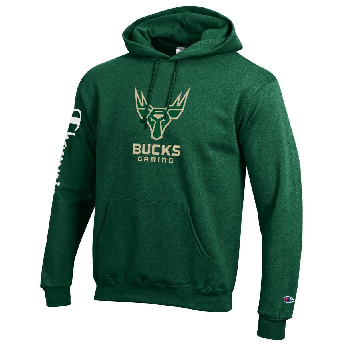 Champion Men's Champion Green Bucks Gaming NBA 2K League Powerblend ...