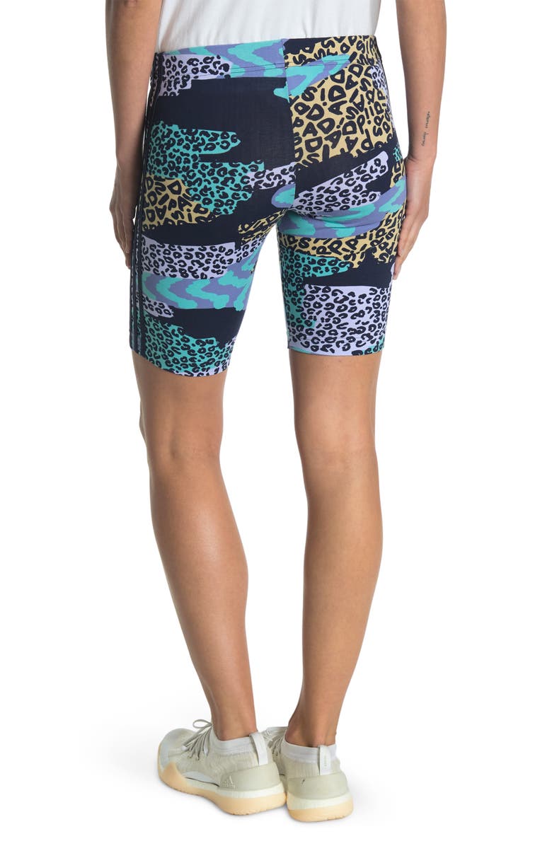 adidas Farma Mixed Cheetah Print Bike Shorts | Nordstromrack