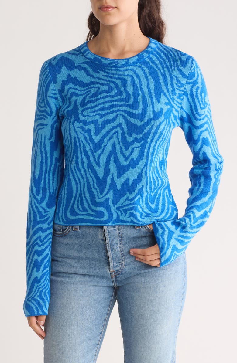 MOTHER The Itty Bitty Crop Sweater Top | Nordstromrack