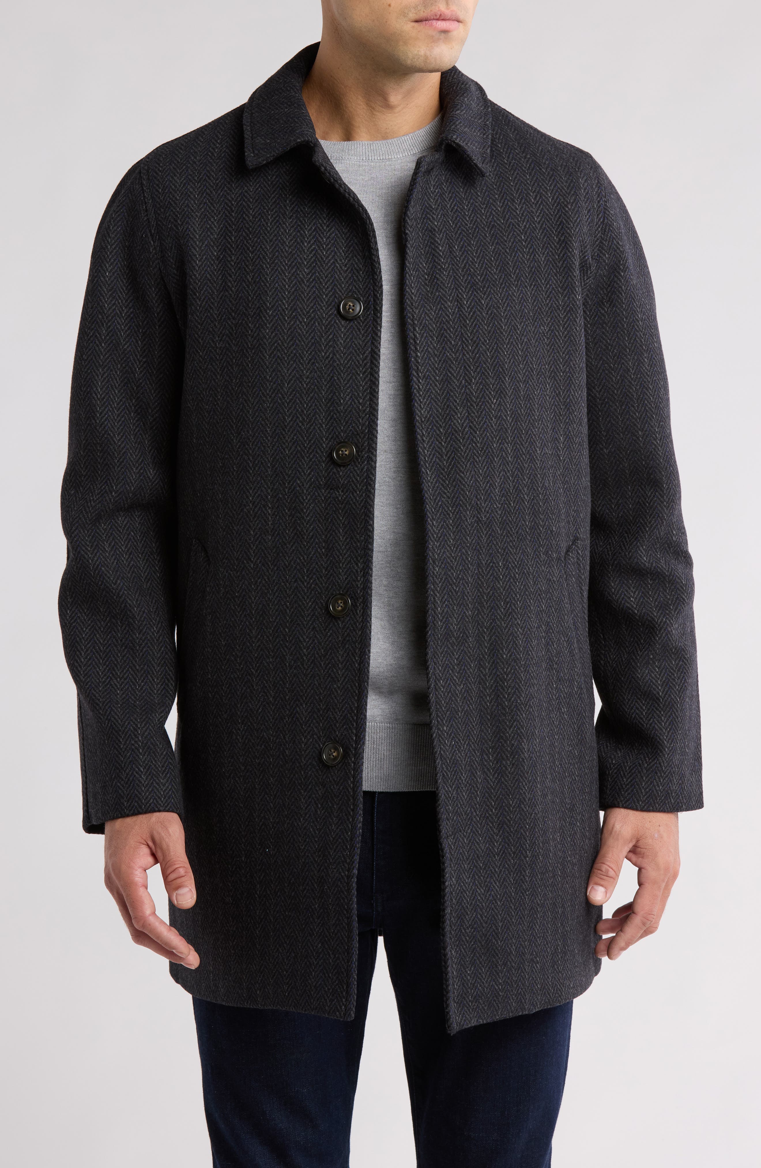 Slate & Stone Mac Herringbone Coat | Nordstromrack