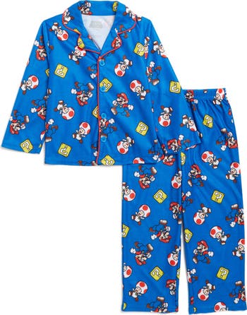 KOMAR Kids' Mario Long Sleeve & Pants Pajamas | Nordstromrack