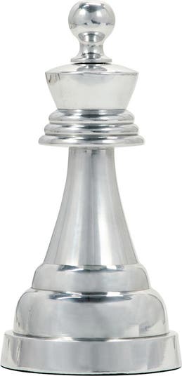 SAGEBROOK HOME 9"H Metal Queen Chess Piece - Silver | Nordstromrack