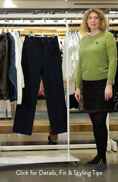 PAIGE Skye High Waist Straight Leg Jeans | Nordstromrack