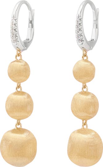 Marco Bicego 18K Gold & Diamond Drop Earrings | Nordstrom