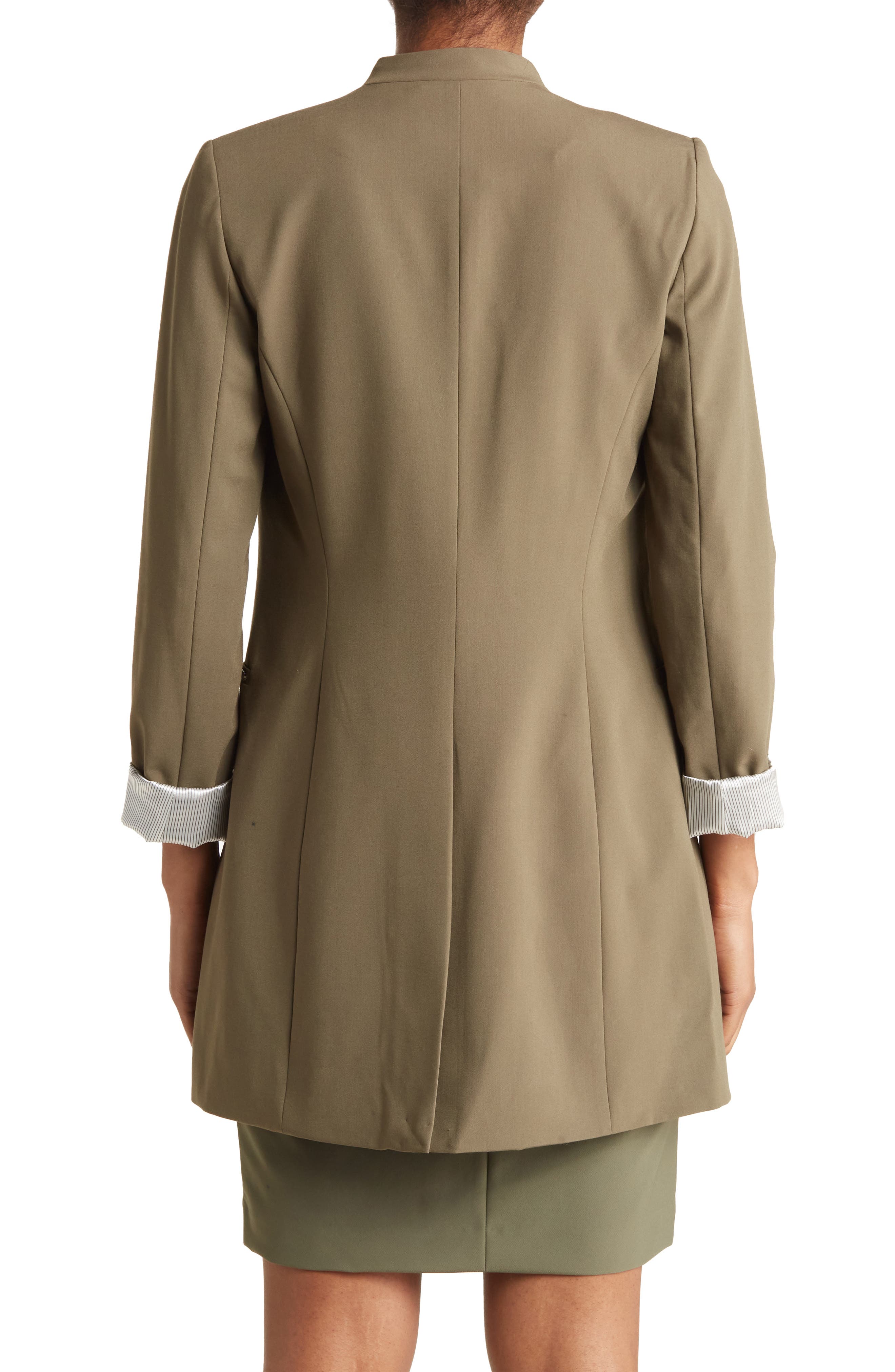 Calvin Klein Open Front Roll Sleeve Blazer | Nordstromrack