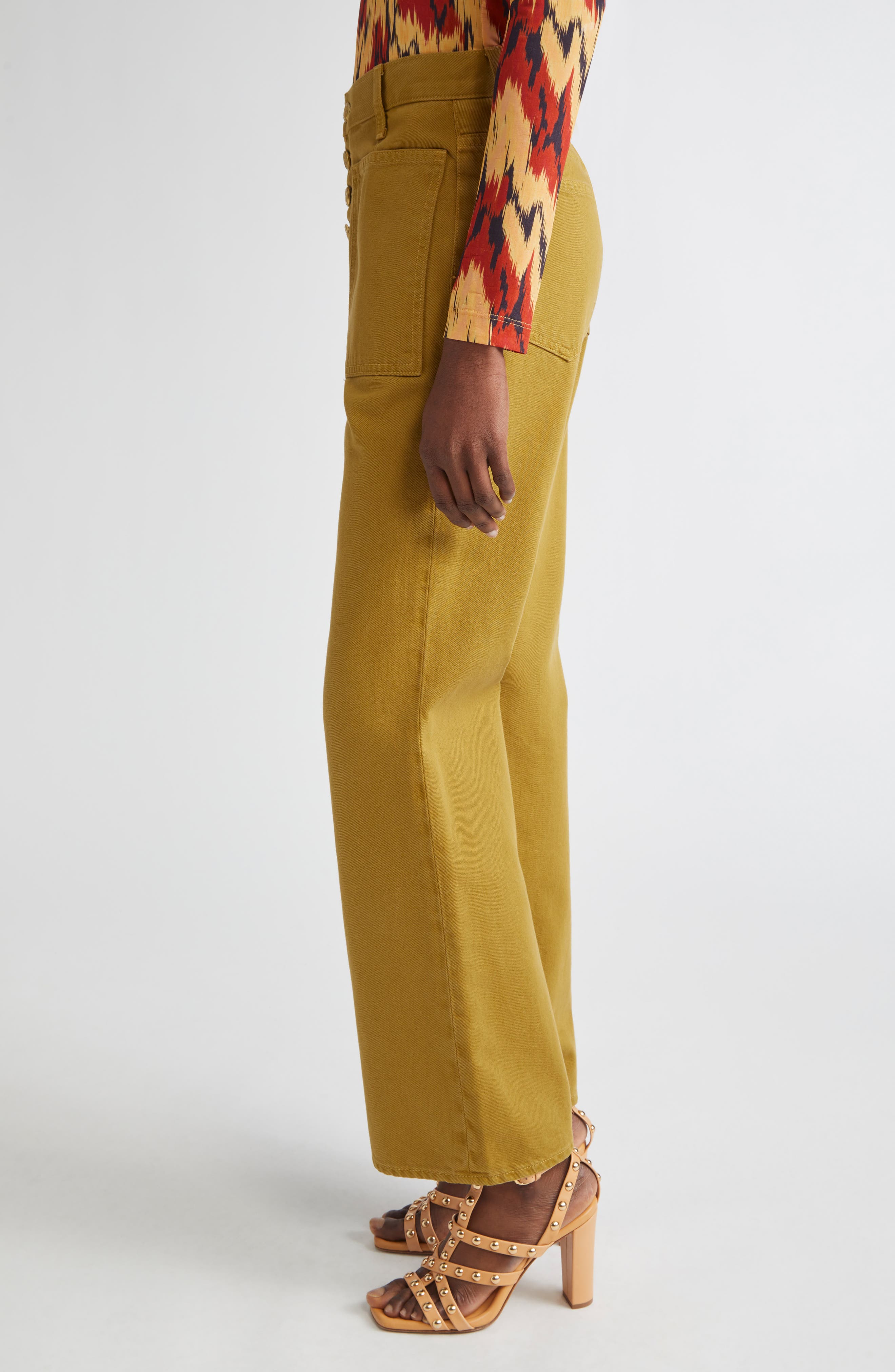 Ulla Johnson The Lou Button Fly Flare Jeans | Nordstromrack