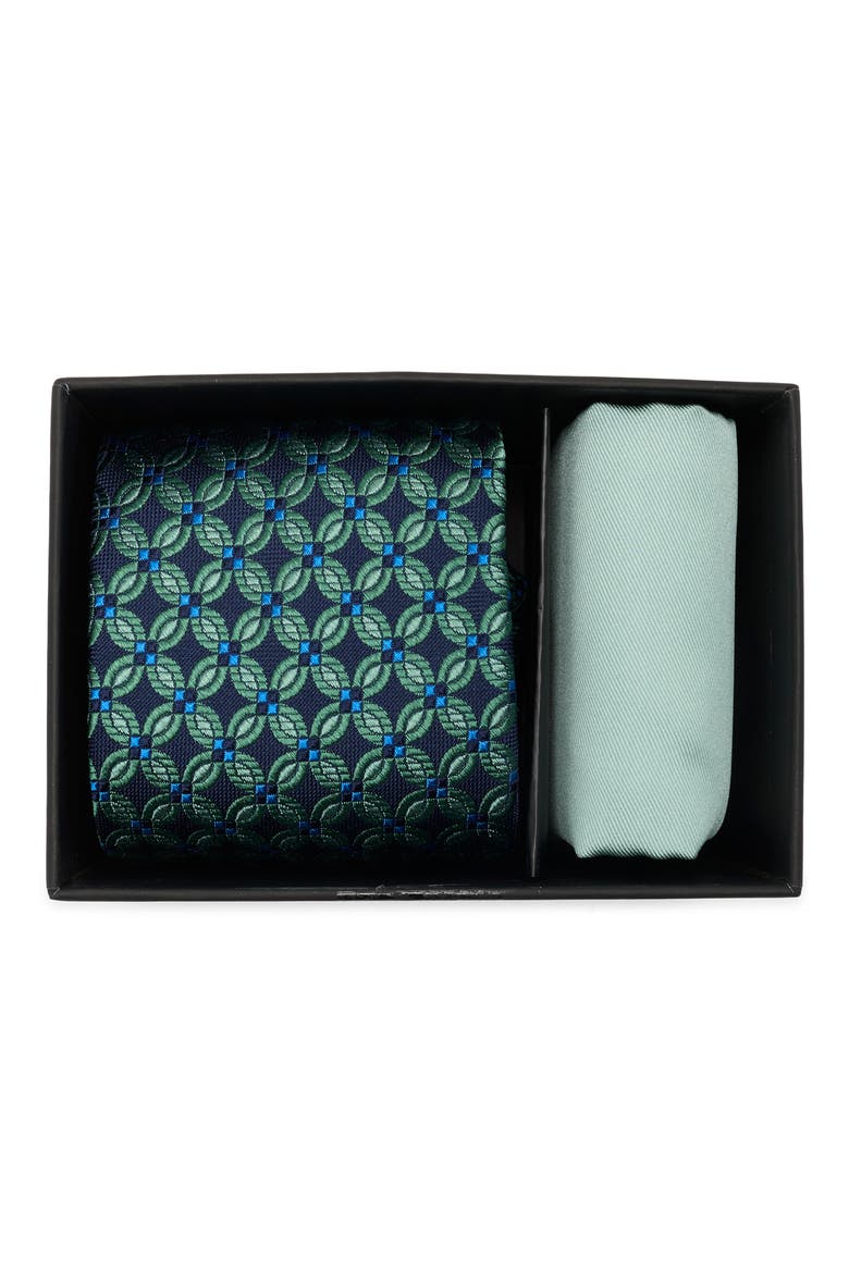 Silk Blend Tie & Pocket Square Box Set (Men) | Nordstromrack