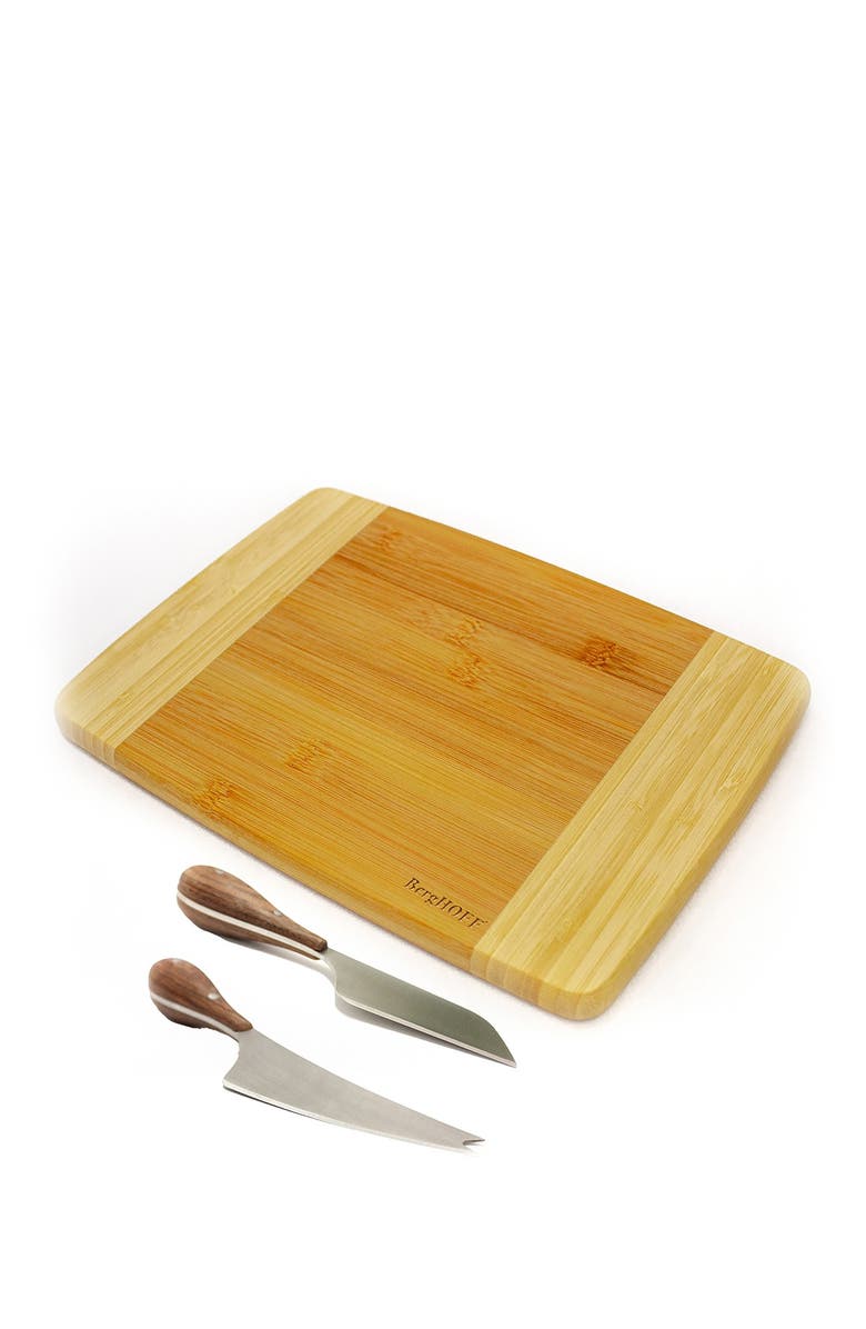 BergHOFF Aaron Probyn Two-Tone 3-Piece Chopping Board & Cheese Knife ...