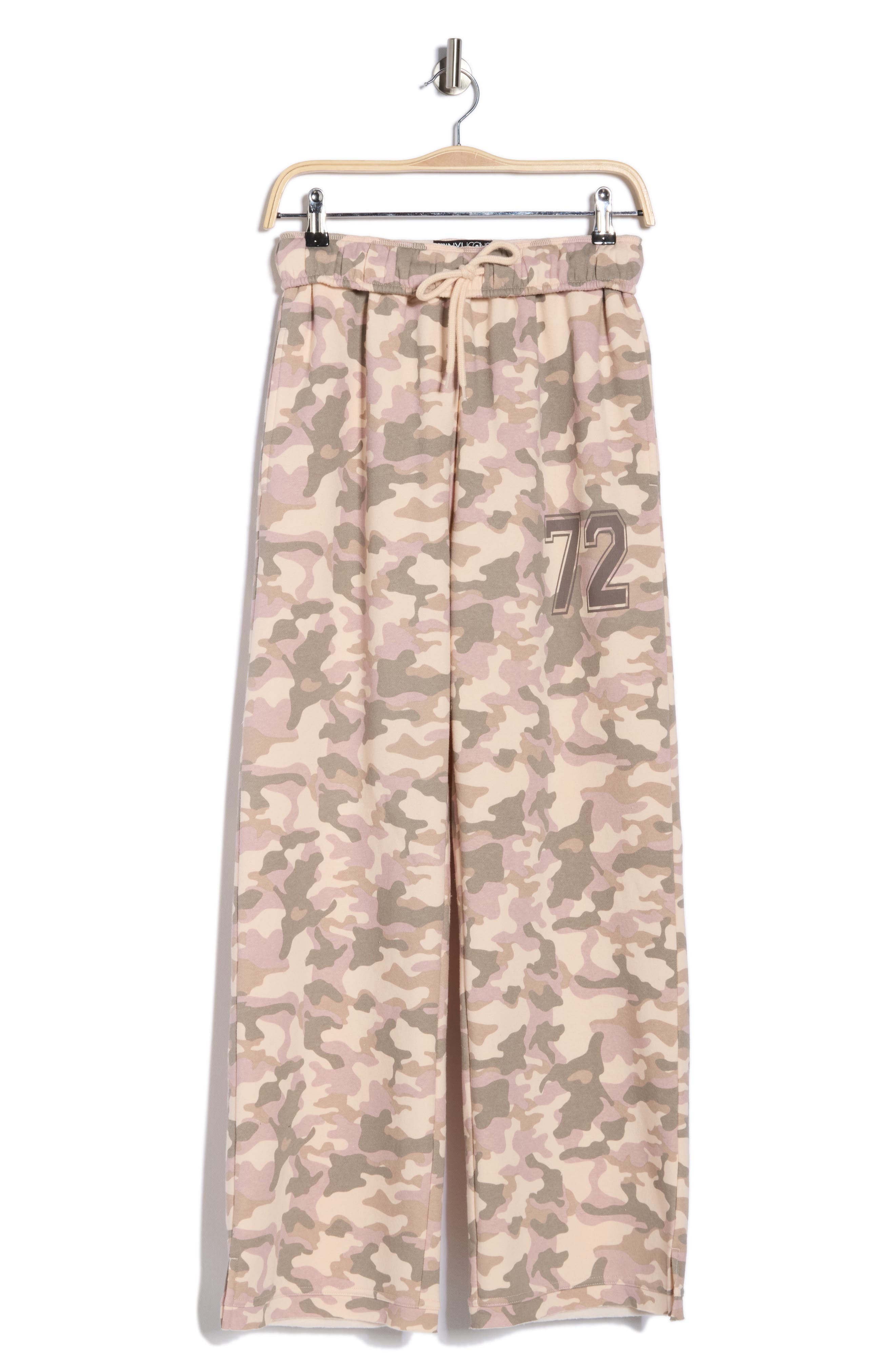 Vinyl Icons Pink Camo Fleece Pants | Nordstromrack