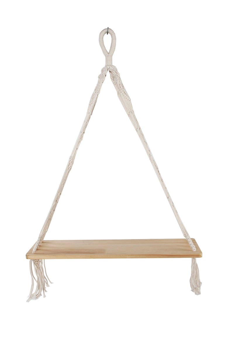 FLORA BUNDA 20" x 5.8" Macramé Hanging Shelf | Nordstromrack